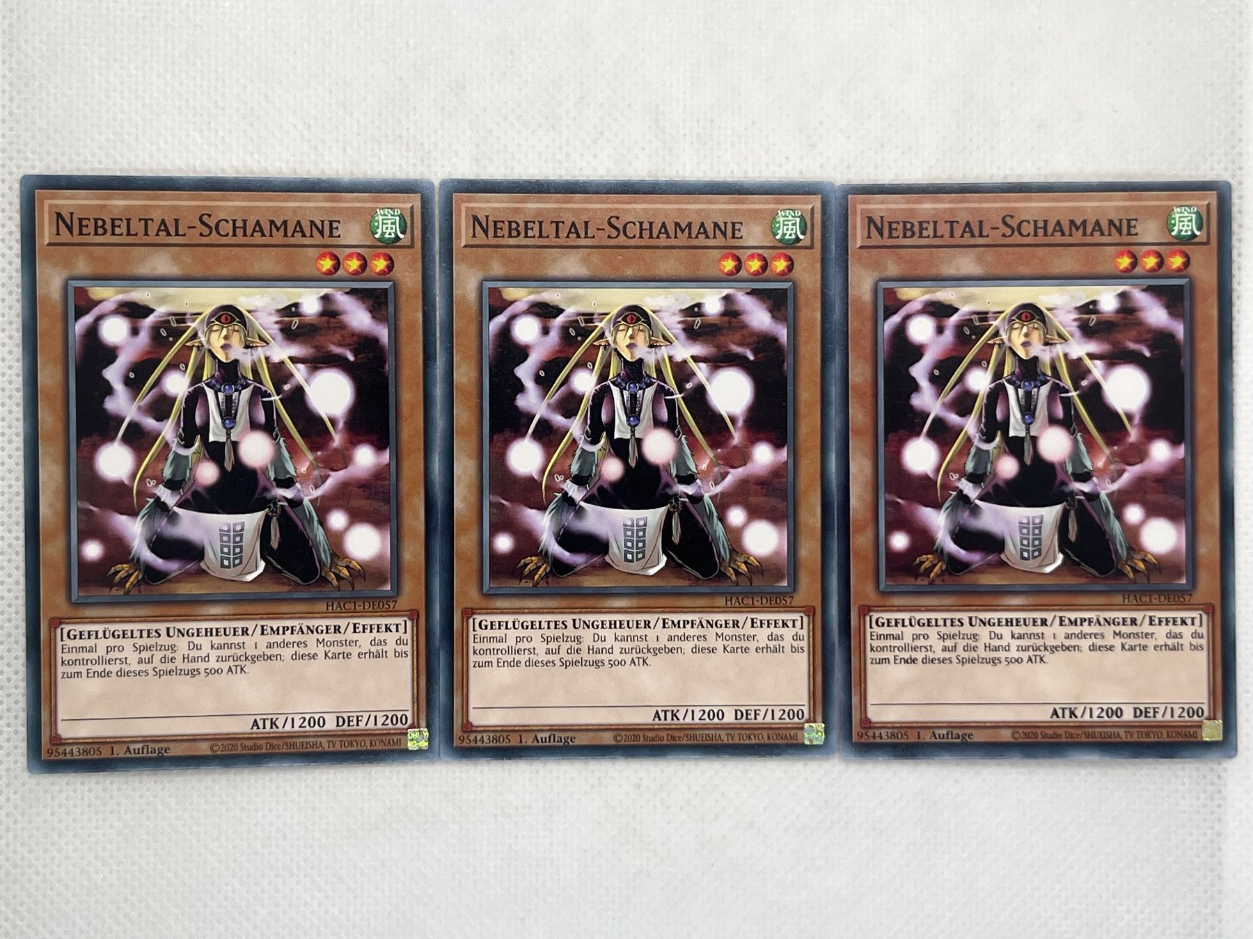 Yu-Gi-Oh! Nebeltal-Schamane, 3 Stück, Top Zustand (Gebraucht) in ...