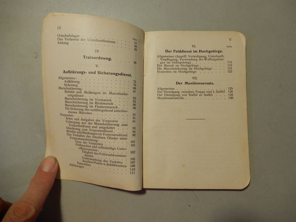 Feld-Dienst Ordnung 1904, Schweizer Armee, Rarität! (Gebraucht) in ...
