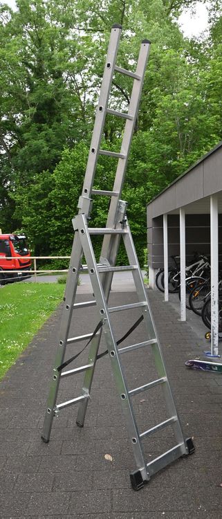 Aluminium-Leiter, 3-teilig (Gebraucht) in Walchwil für CHF 51 – nur ...