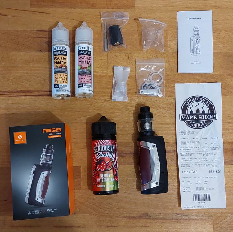 AKTION Endet am 18.12.22! Geek Vape E-Shisha Set (Neu (gemäss ...