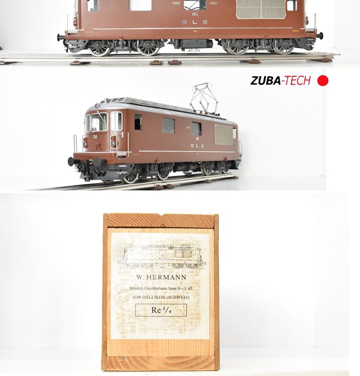 Hermann E-Lok Re 4/4 BLS Spur 0 2-Leiter Messing mit OVP (Gebraucht) in ...