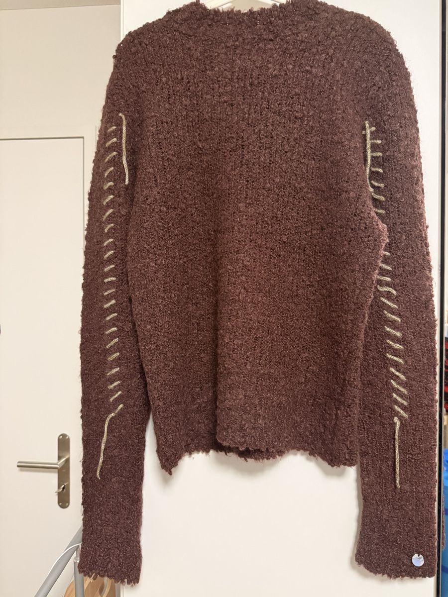 Namacheko Hairy / Fuzzy / Boucle Pullover mit Nahtdetails (Neuf (Voir ...