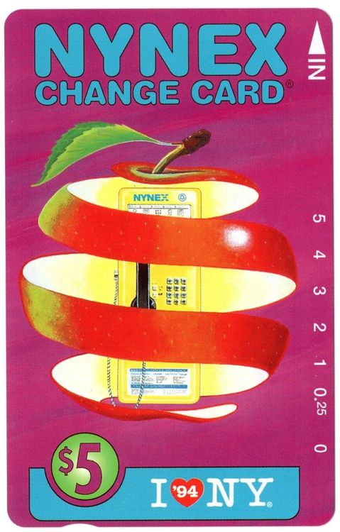 I LOVE NEW YORK - seltene NYNEX Telefonkarte aus den USA (Neu (gemäss ...