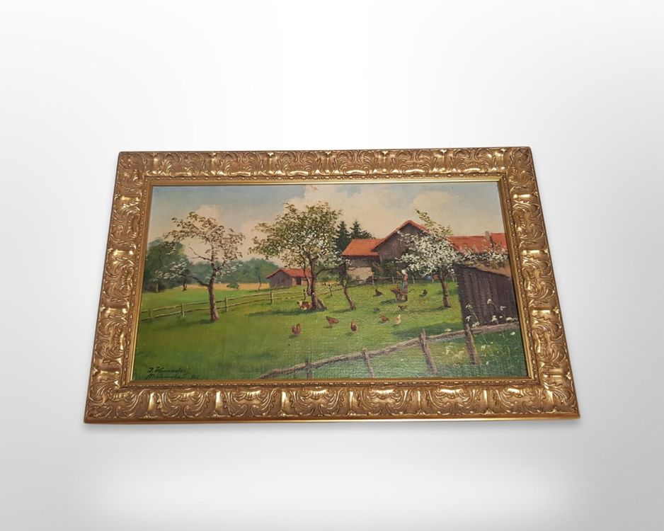 JOHANNES KINDORF Gemälde Bauernhof (Gebraucht) in Suhr für CHF 39 – nur ...