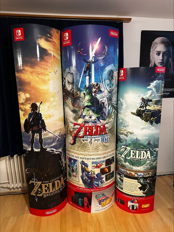 3x Pappaufsteller The Legend of Zelda TotK & SS & BotW (Gebraucht) in ...