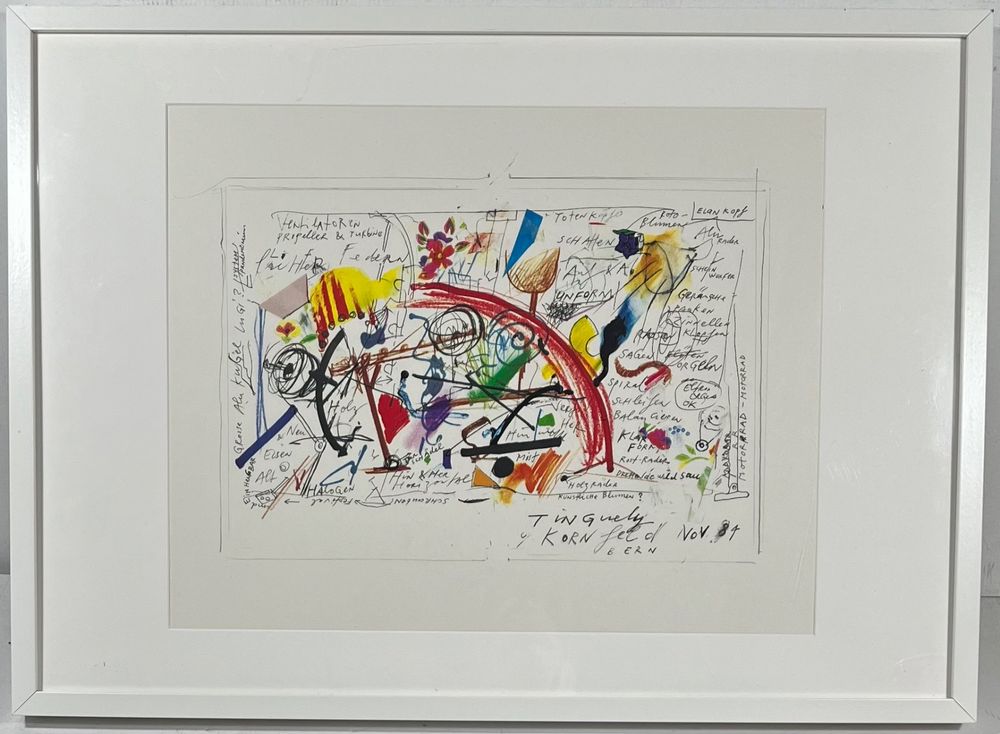 Jean Tinguely (1925-1991) Farbenfrohes Graphic | Kaufen auf Ricardo