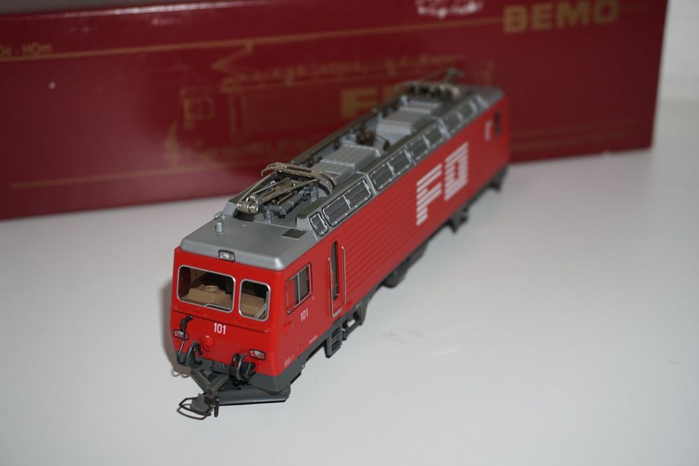 BEMO 1262 201 - FO HGe 4/4 101 Sitten Zahnradlok H0m (Gebraucht) in ...