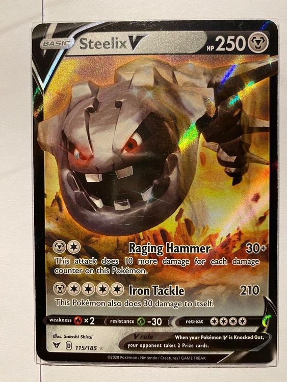 Steelix V 115/185, Pokemonkarten | Kaufen auf Ricardo