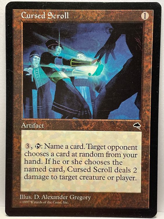 Magic The Gathering - Cursed Scroll (Gebraucht) in Reinach BL für CHF ...