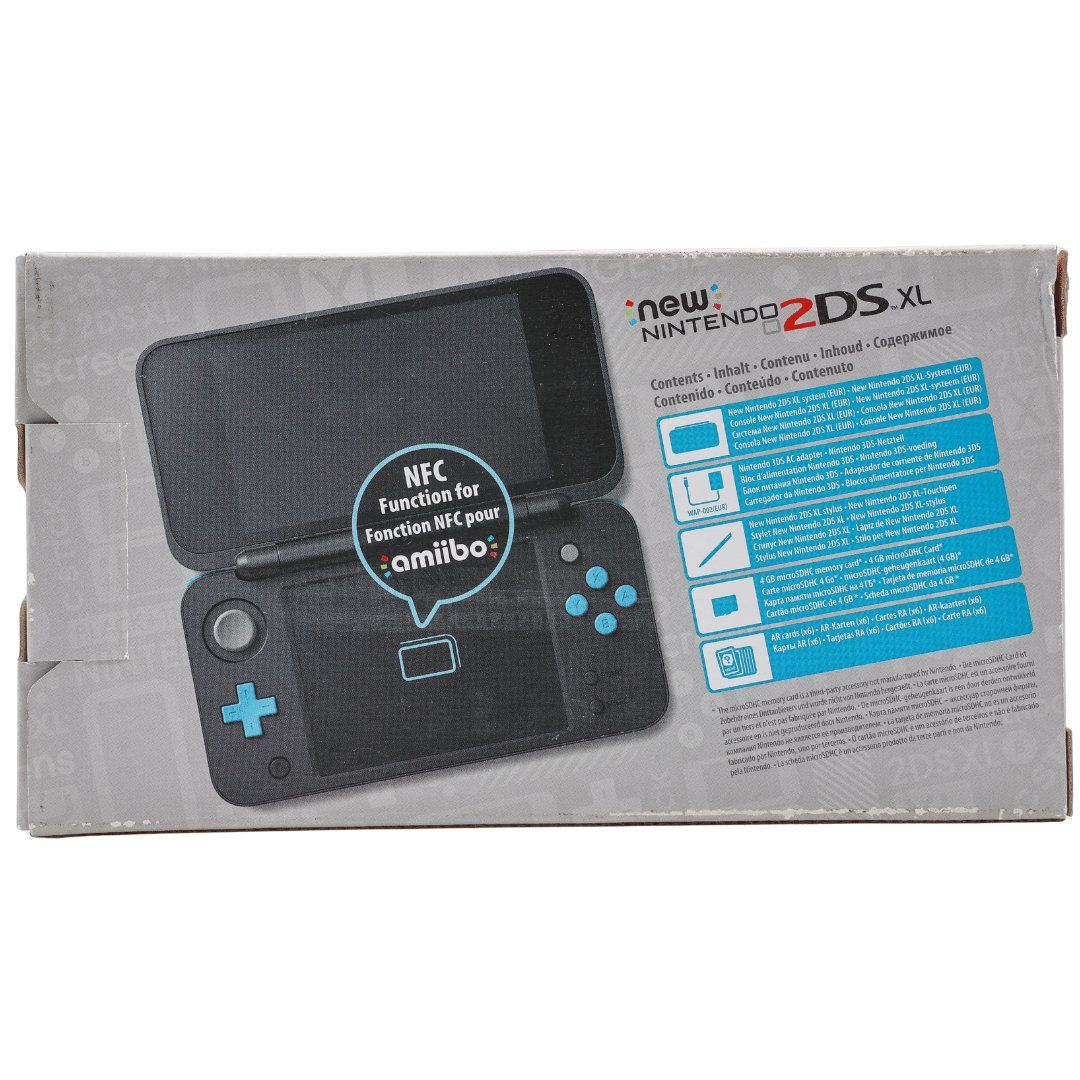 New Nintendo 2DS XL Black + Turquoise - 3DS - NEW (Neu und ...