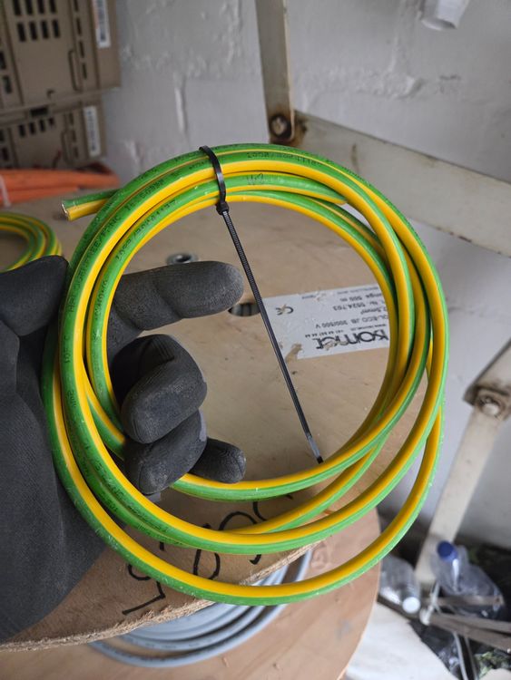 Kabel Einzelleiter 1x16mm2 PE Litze POT 1x16 T-Litze 2m (Neu (gemäss ...