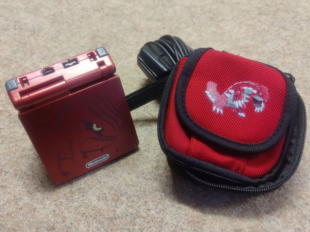 Nintendo Gameboy Advance SP - Pokémon Rubin + Tasche GBA SP | Kaufen ...