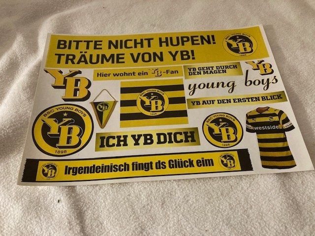 YB Aufkleber wie Neu nie gebraucht wie auf dem Bild | Kaufen auf Ricardo