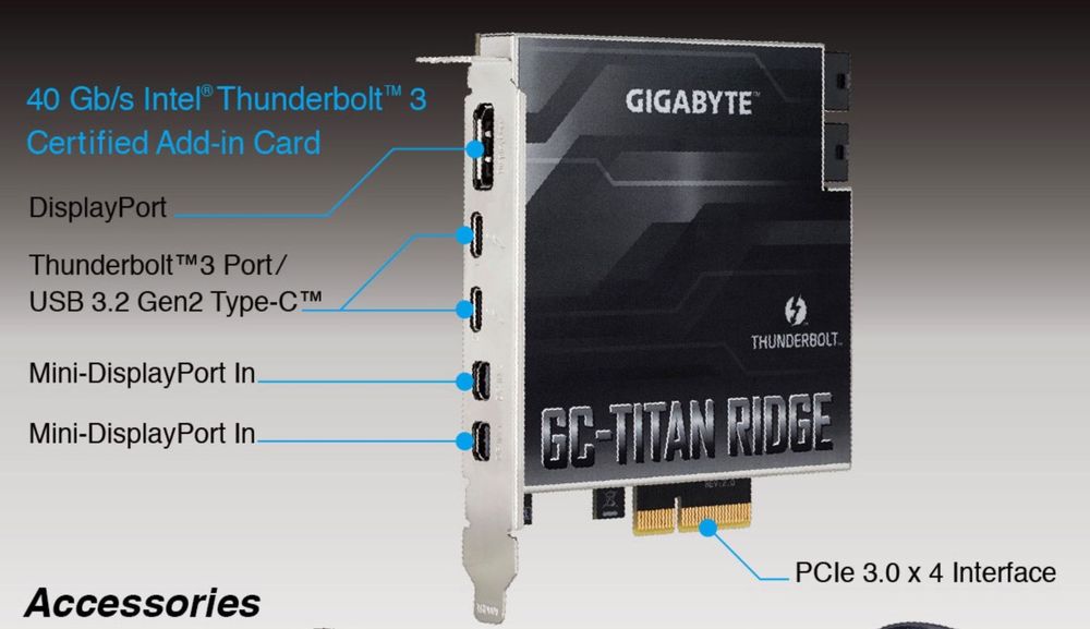 GC-TITAN RIDGE Thunderbolt 3 MAC PRO (Flashed) +Displayport | Kaufen ...