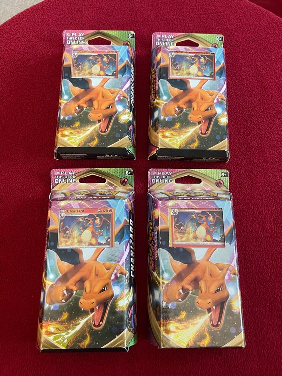 4x Pokemon VIVID VOLTAGE Theme Deck - CRACKED ICE CHARIZARD | Kaufen ...