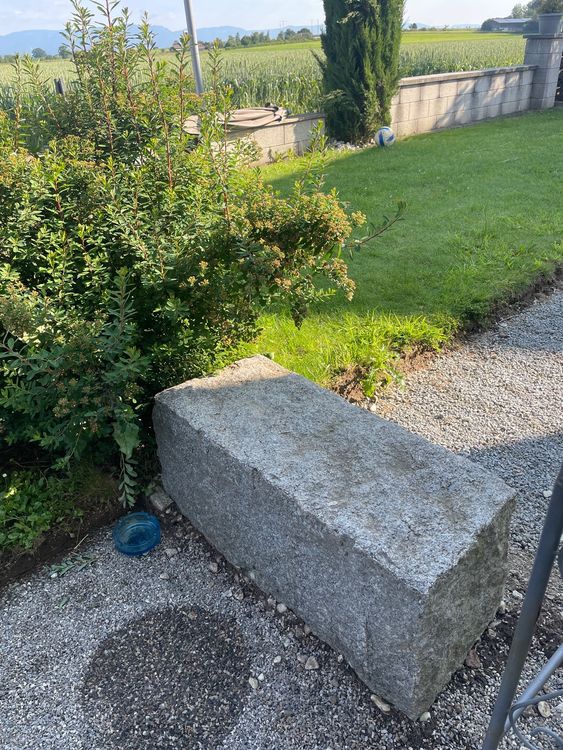 2 grosse Gartensteine/Blockstein | Kaufen auf Ricardo