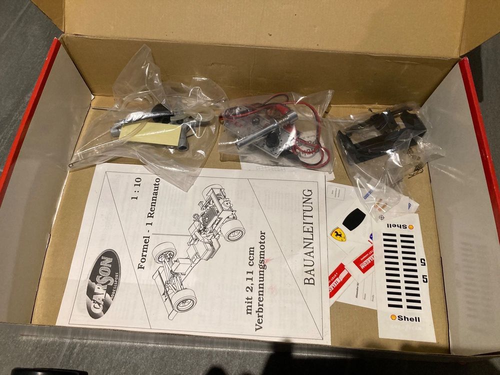 Carson Ferrari F1 Formel 1 nitro RC Auto wie Tamiya (Gebraucht) in ...