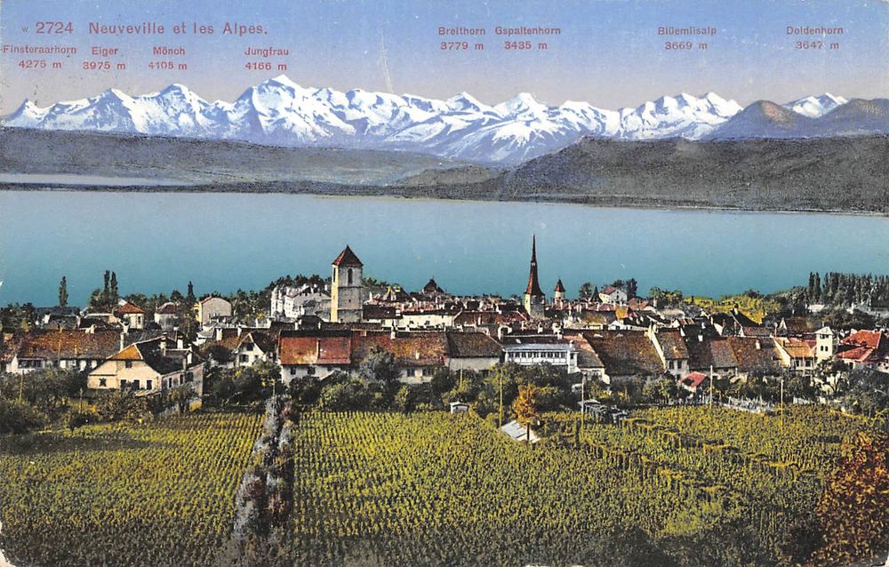 La Neuveville et les Alpes (Gebraucht) in Ottikon b.Kemptth. für CHF 1 – mit Lieferung auf ...
