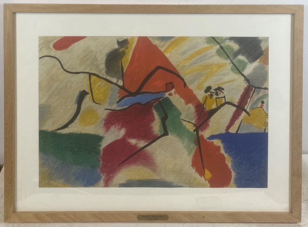 Wassily KANDINSKY (1866-1944) Große Serigraphie (Gebraucht) in Root für CHF 44 – mit Lieferung ...