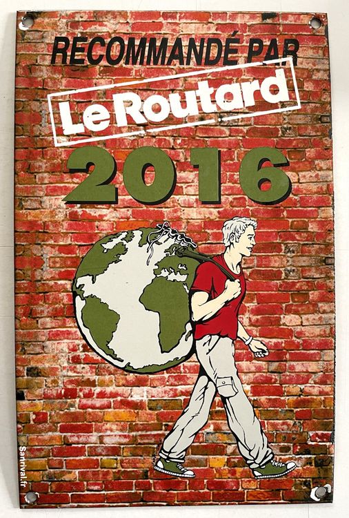 Guide du Routard 2016 - Plaque émaillée/Emailschild (Gebraucht) in ...