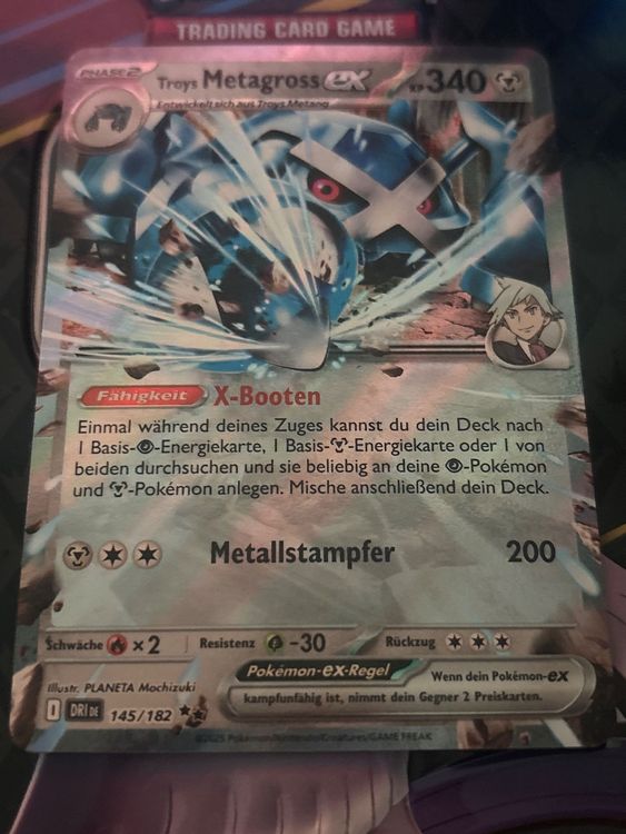 Pokemonkarte Troys Metagross ex (DRI 145) (Neu (gemäss Beschreibung ...
