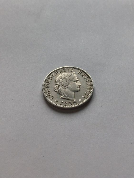 1898 20 Rappen in Top Erhaltung *RAR* | Kaufen auf Ricardo