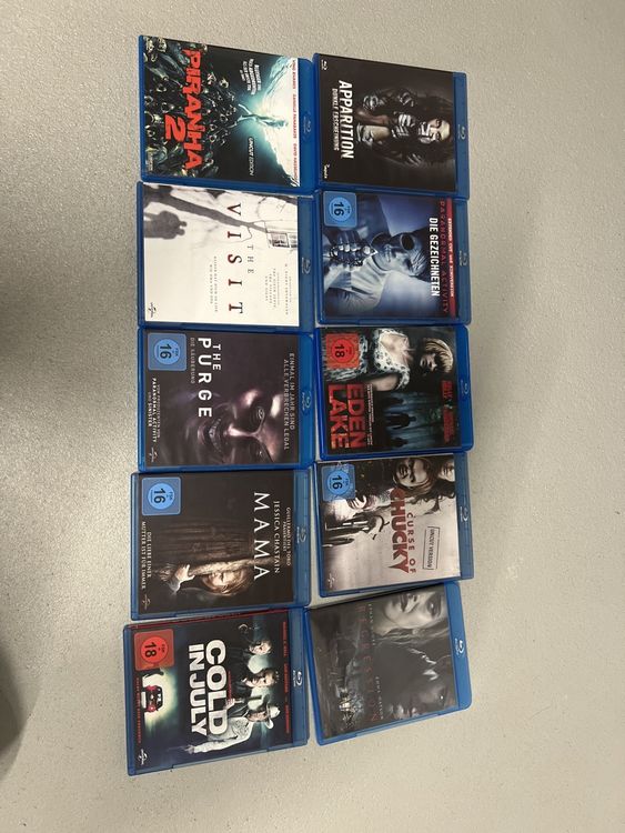 Bluray Sammlung Horror (Gebraucht) in Altdorf UR für CHF 10 – mit ...