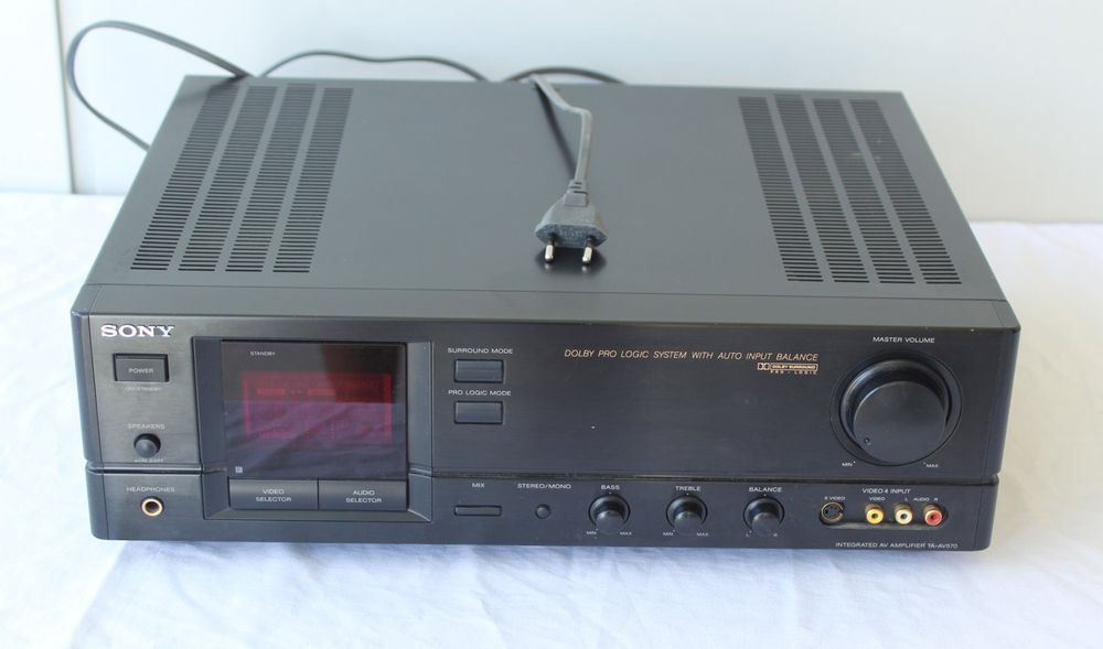Sony AV Amplifier Verstärker TA-AV570 schwarz um 1993/94 (Gebraucht) in ...