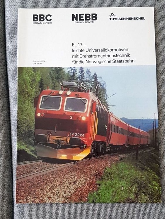 BBC EL17 der NSB (Gebraucht) in Birrwil für CHF 13 – mit Lieferung auf ...