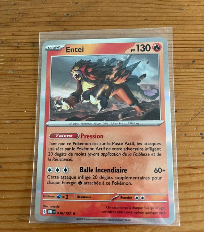 Cartes Pokémon Entei holo (Neu (gemäss Beschreibung)) in Lausanne für ...