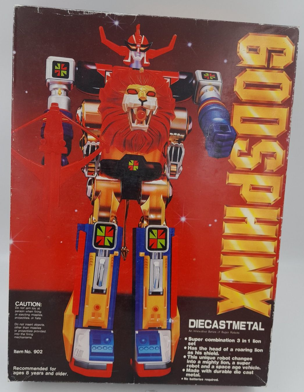 Robot Godsphinx DX – Daltanious – Diecastmetal – Années 80 (D'occasion ...