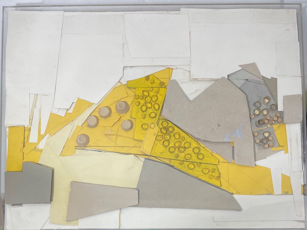 Maly Blumer (1906-1975) grosse Mischtechnik Collage (Gebraucht) in Root für CHF 59 – mit ...