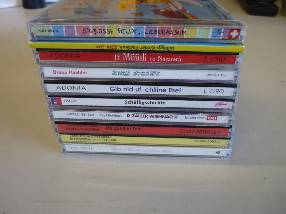 10x CD Kinder Dialekt Mundart D Schlieremer Chind ua Singen (Gebraucht ...