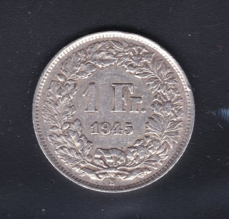 1 Fr. 1945 zirkuliert, schön, Randrillen gut (Gebraucht) in Basel für CHF 3 – mit Lieferung auf ...