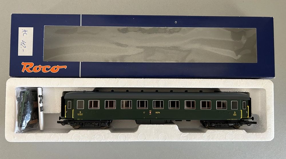 Roco 45915A / 3. Klasse Inlandswagen der SBB / H0 WS OVP (Gebraucht) in ...