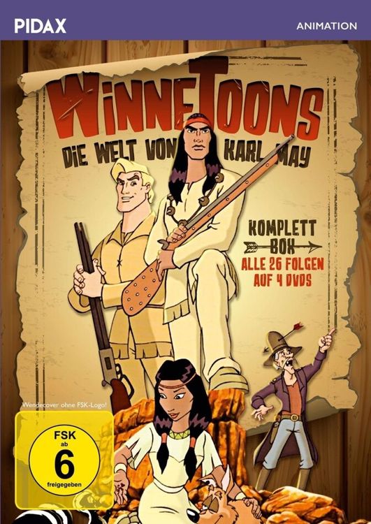 WinneToons - Die Welt von Karl May (2002) Komplettbox, 4 DVD (Neu und ...