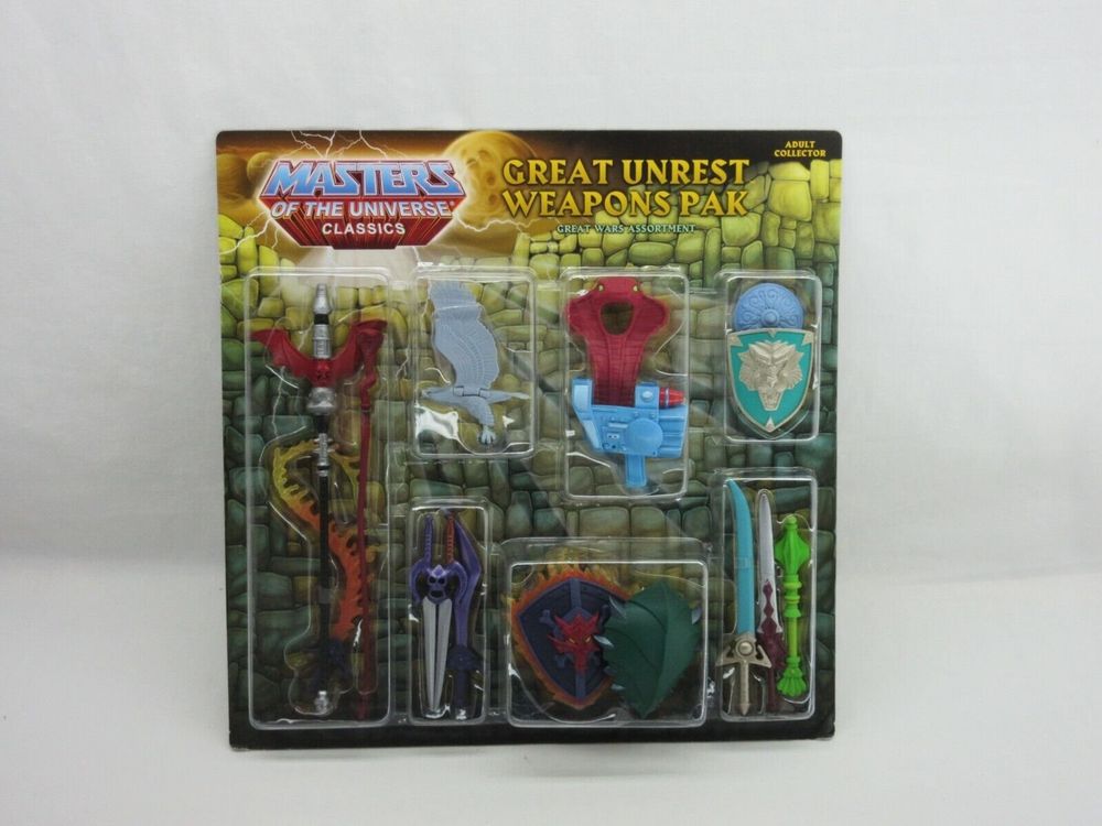 Masters of the Universe Classics Great Unrest Weapons Pak | Kaufen auf ...
