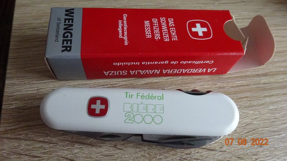 Wenger Tir Fédéral Bière 2000 blanc | Kaufen auf Ricardo