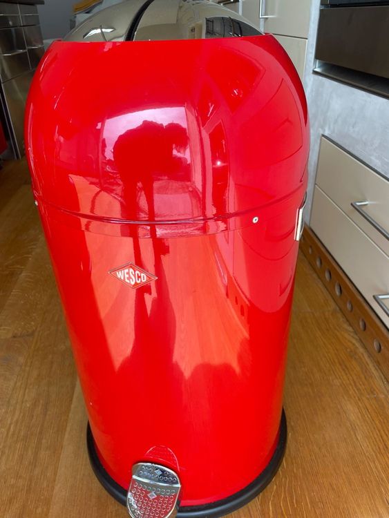 WESCO Abfallkübel Kickmaster 33 Liter ROT | Kaufen auf Ricardo