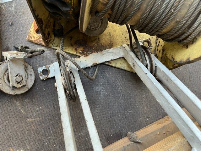 Hebezug Seilwinde Kran Lastenheber (kein Habegger Kettenzug) (Gebraucht ...