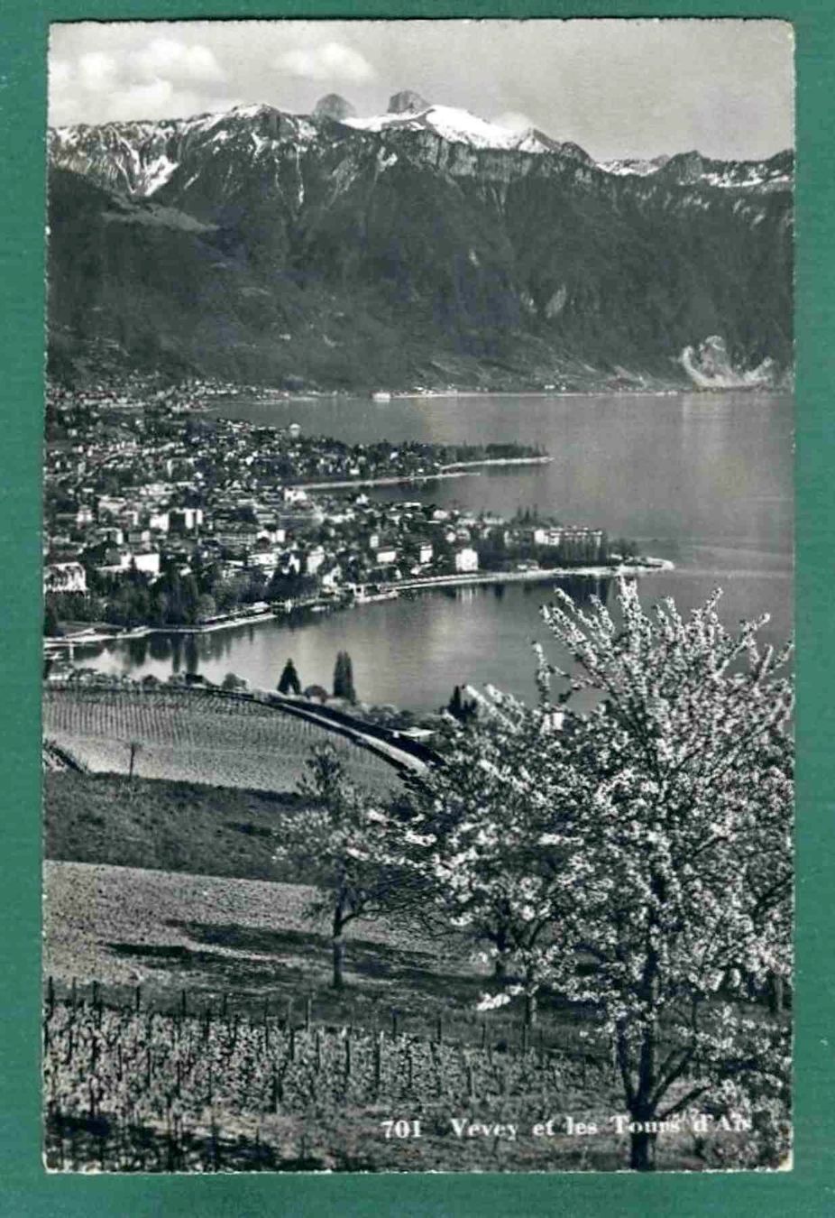 Vevey et les Tours d'Aïs, 1956 (Gebraucht) in Sargans für CHF 1 – mit ...