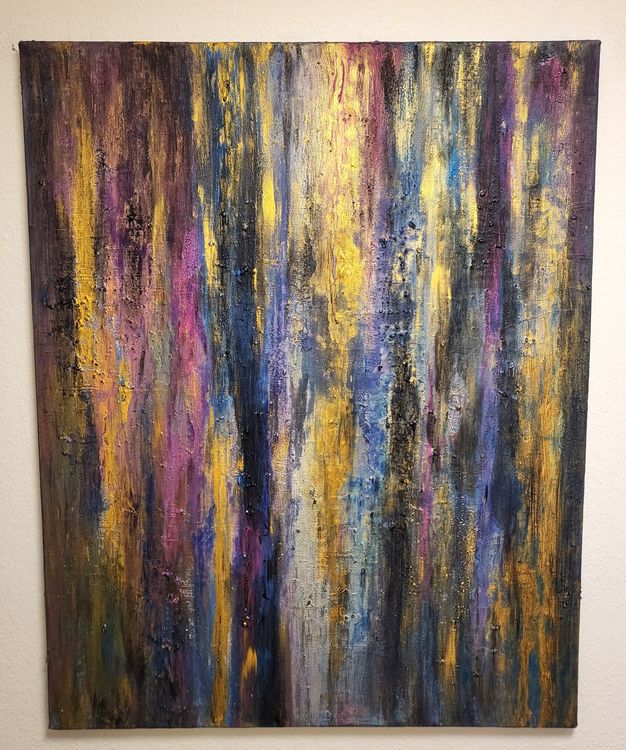 Acrylgemälde 80x100cm auf Leinwand, handmade | Kaufen auf Ricardo