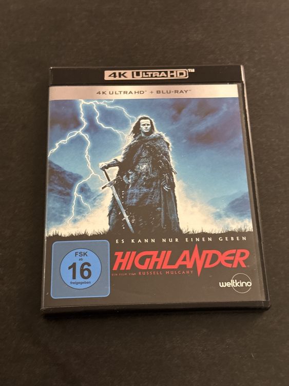 Highlander (Christoph Lambert, Sean Connery) 4K UHD & BD (Neu (gemäss ...