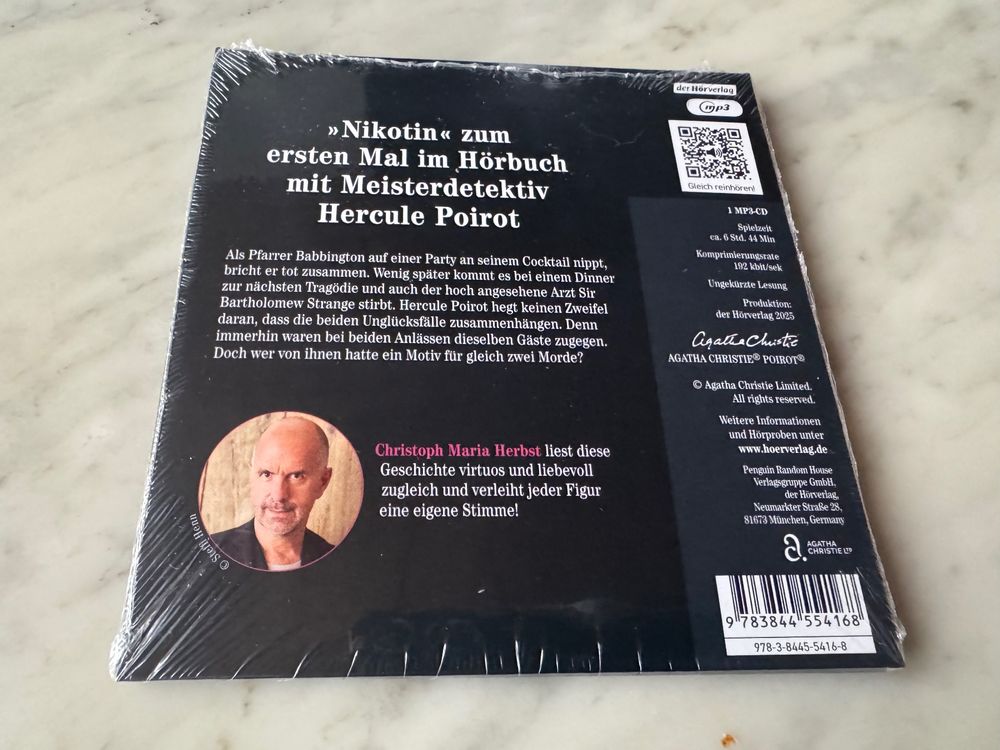 AGATHA CHRISTIE NIKOTIN EINE TRAGÖDIE IN DREI AKTEN (Neu und ...