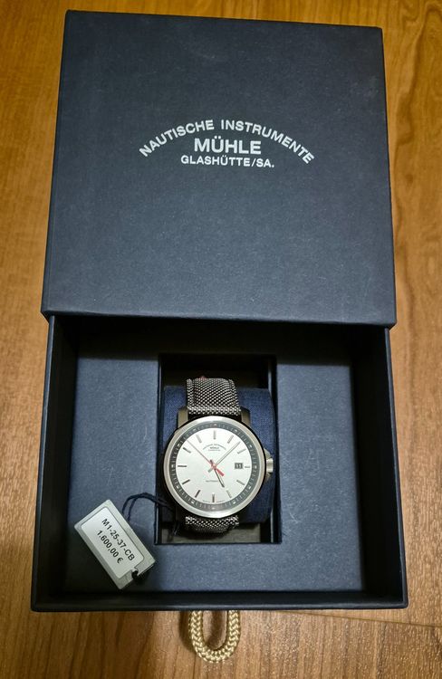 Mühle Glashütte 29er Big silbergrau, M1-25-37-CB-II, wie neu | Kaufen auf Ricardo