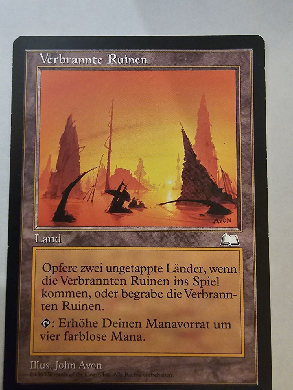 Magic The Gathering - Verbrannte Ruinen (Gebraucht) in Wisen SO für CHF ...