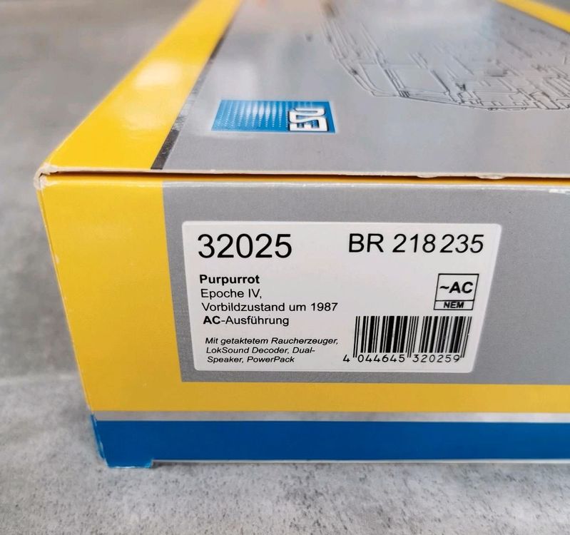 ESU 32025 Diesellok BR 218 235 altrot, Epoche DB EP IV Sound (Neu und ...