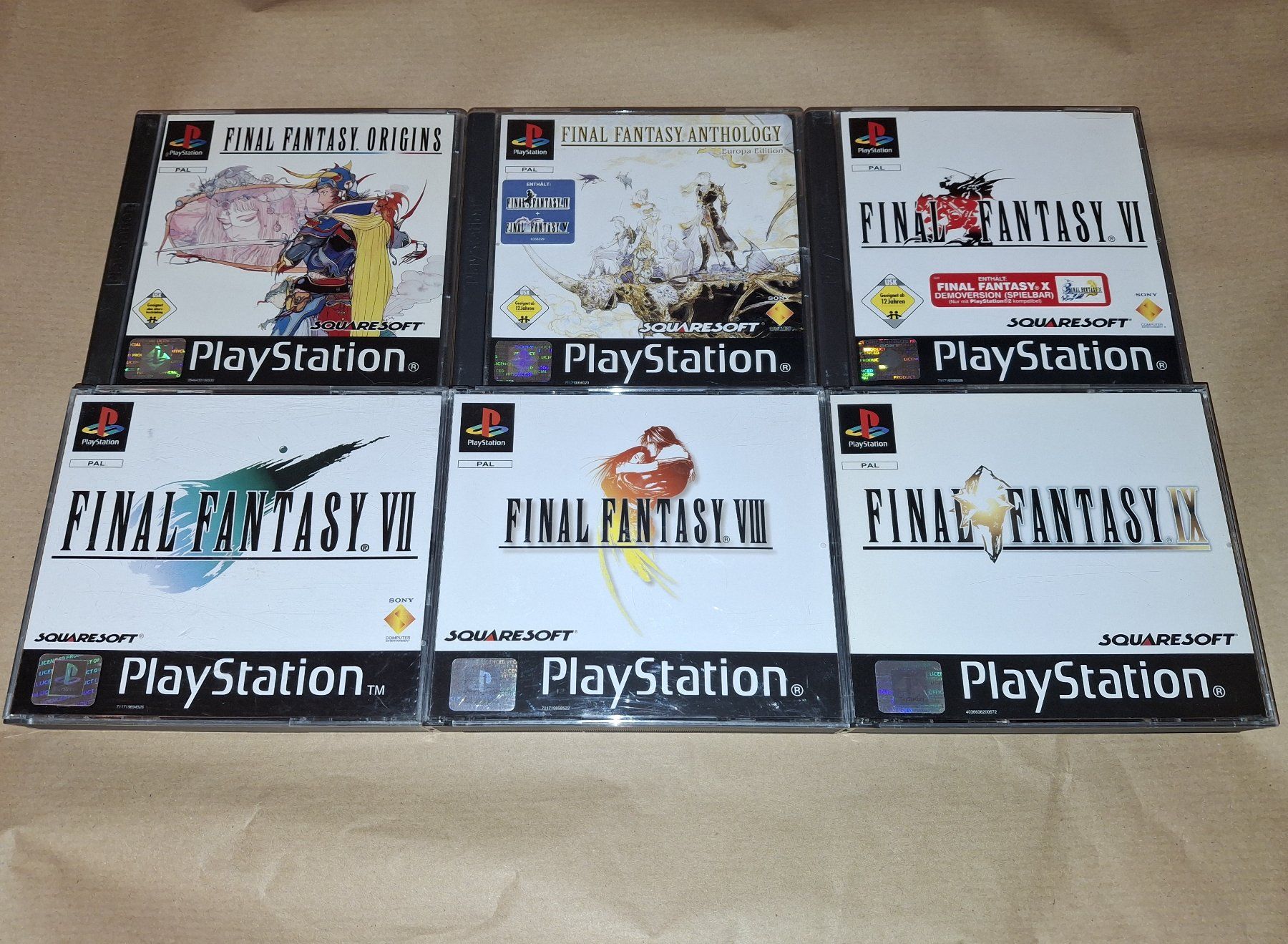 Final Fantasy PS1 Origins Anthology 6 7 8 9 VI VII VIII IX (Gebraucht) in Welschenrohr für CHF ...
