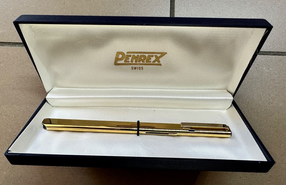 Alter Kugelschreiber in Schatulle, Penrex swiss, zweifarbig | Kaufen ...