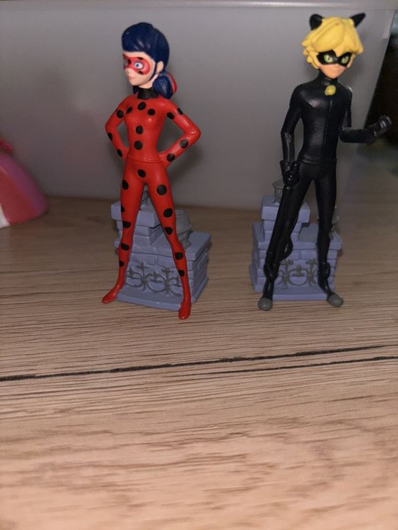 Miraculous Ladybug und Cat Noir Figuren Set Tonis, Top! (50) (Gebraucht ...